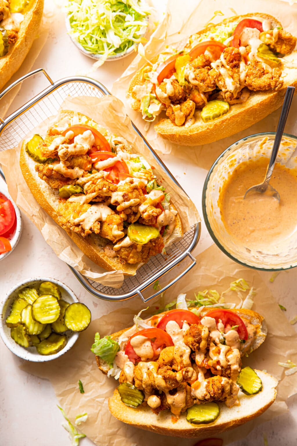 Chicken Po' Boys with Remoulade Sauce - Butter Be Ready