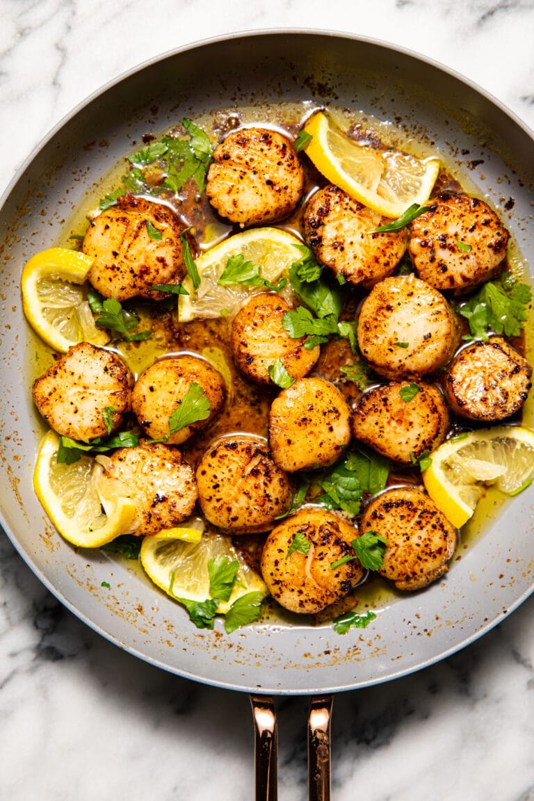 Lemon Butter Scallops With Spring Risotto - Butter Be Ready