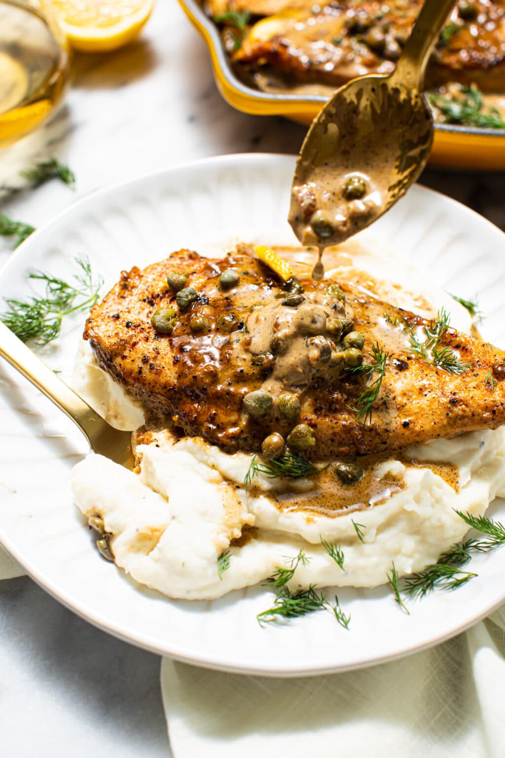 Chicken With Caper Cream Sauce - Butter Be Ready