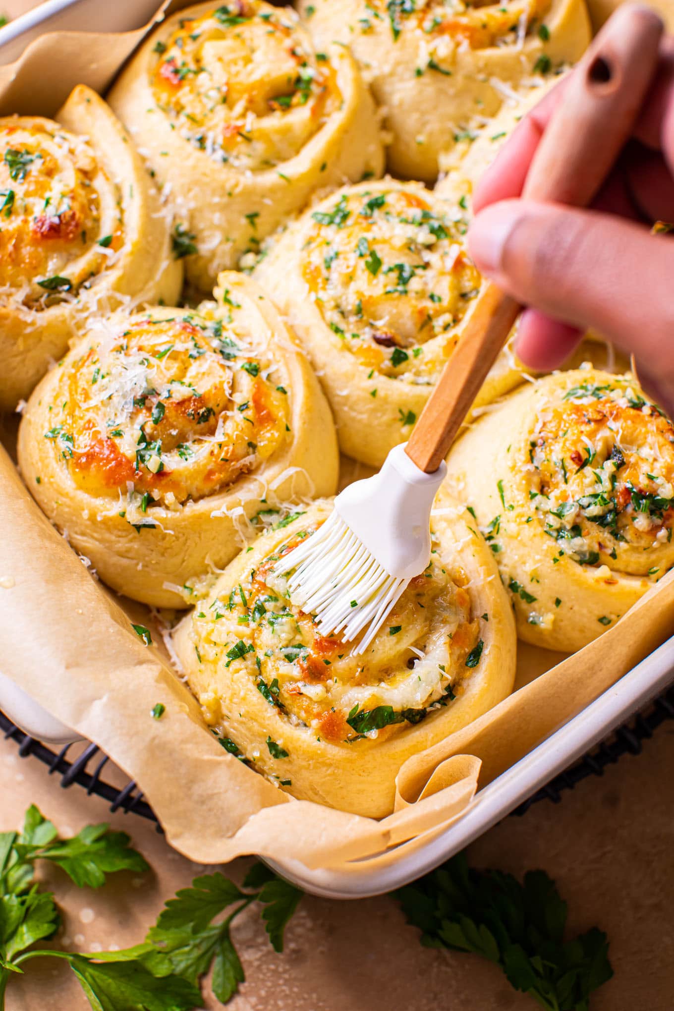 Garlic Butter Parmesan Rolls - Butter Be Ready