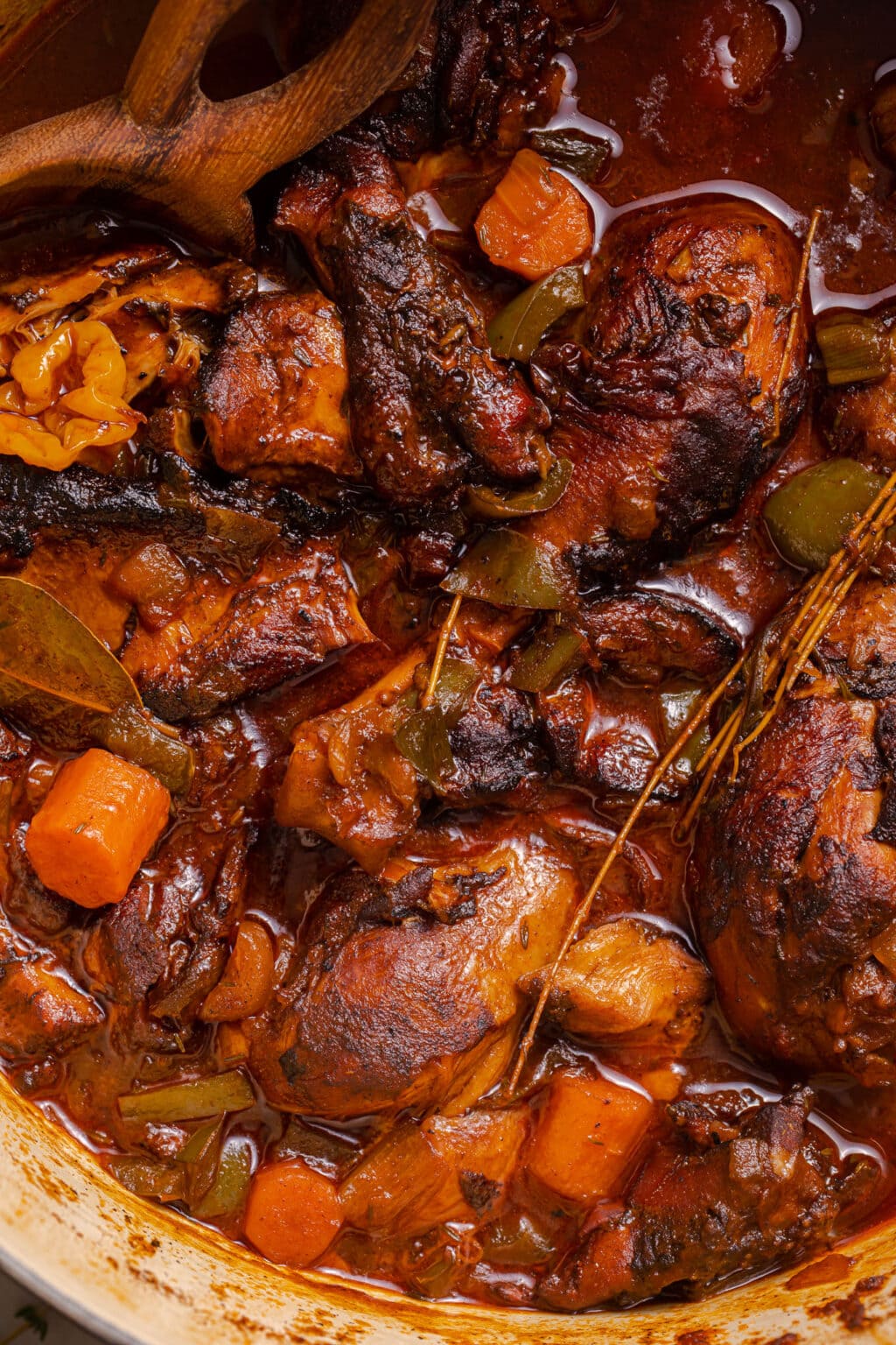 The Best Jamaican Brown Stew Chicken - Butter Be Ready