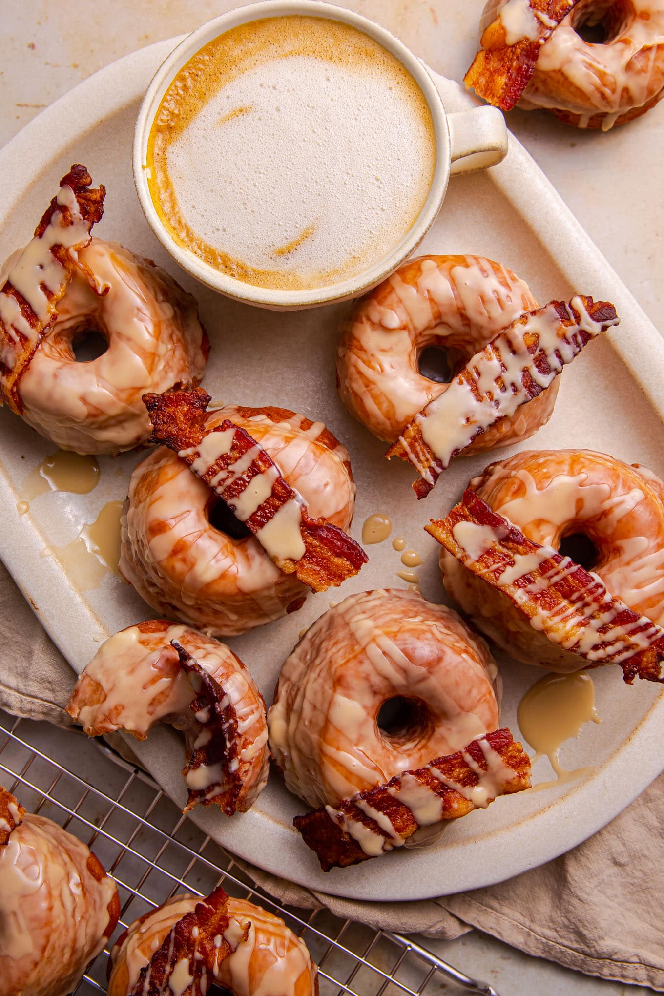 Homemade Maple Bacon Doughnuts - Butter Be Ready
