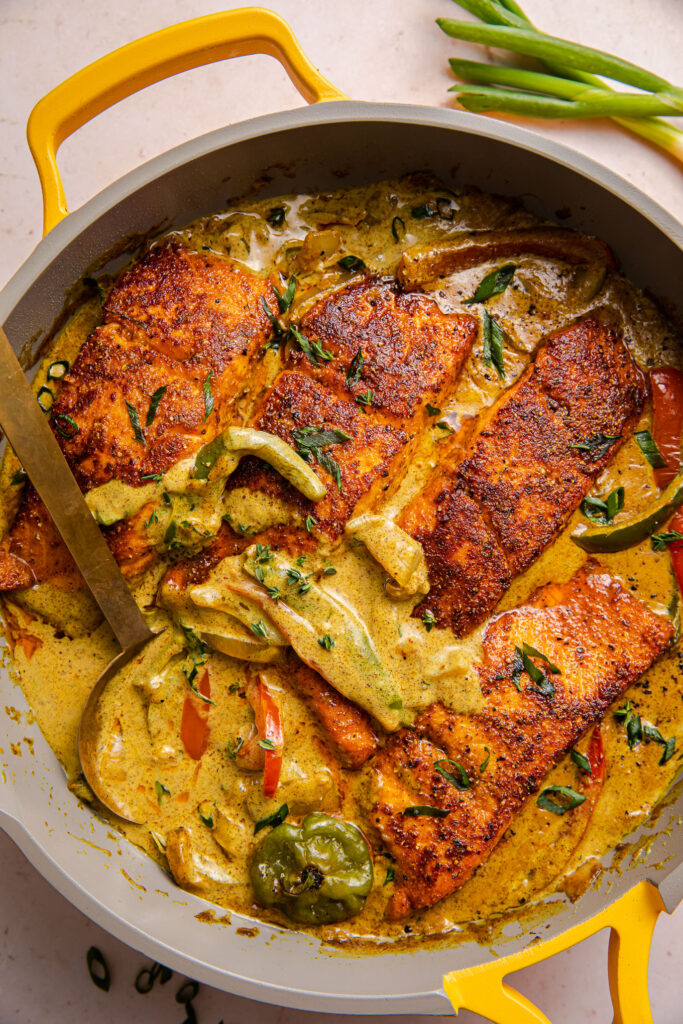 Caribbean-Style Coconut Curry Salmon - Butter Be Ready
