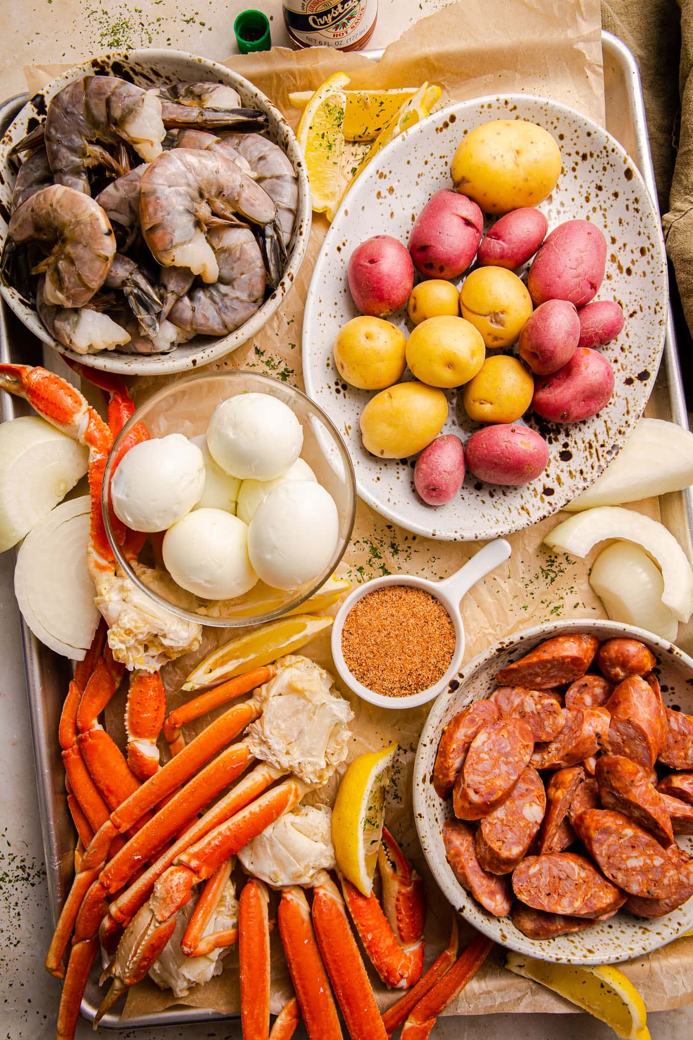 Cajun Seafood Boil with Garlic Butter Sauce - Butter Be Ready