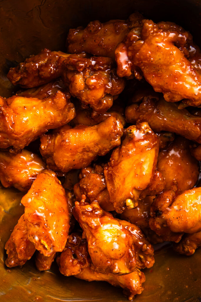 Sticky Honey Butter Buffalo Chicken Wings - Butter Be Ready