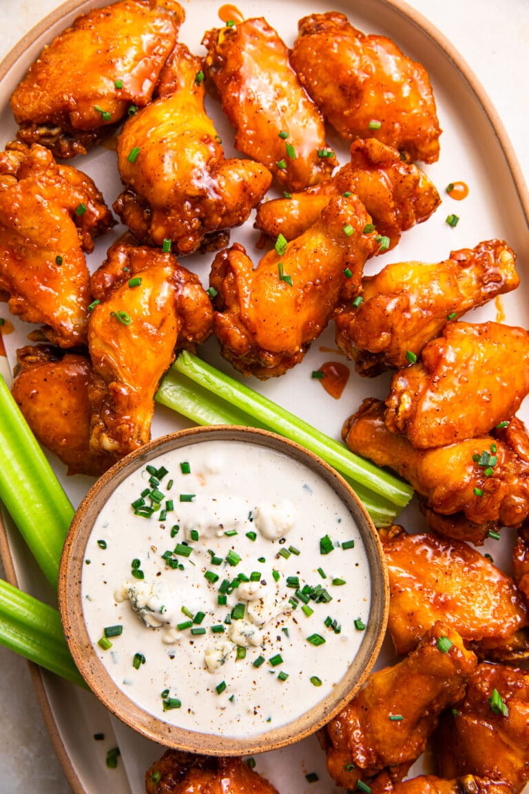 Sticky Honey Butter Buffalo Chicken Wings - Butter Be Ready