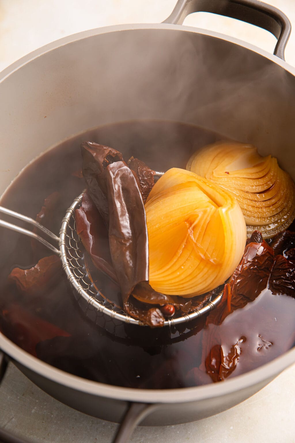 Mexican Birria (Tender Braised Beef In Red Chile Broth) - Butter Be Ready