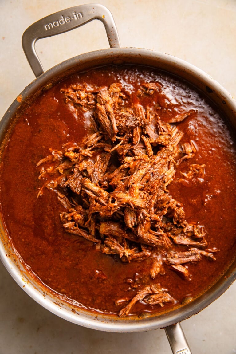 Mexican Birria (Tender Braised Beef In Red Chile Broth) - Butter Be Ready