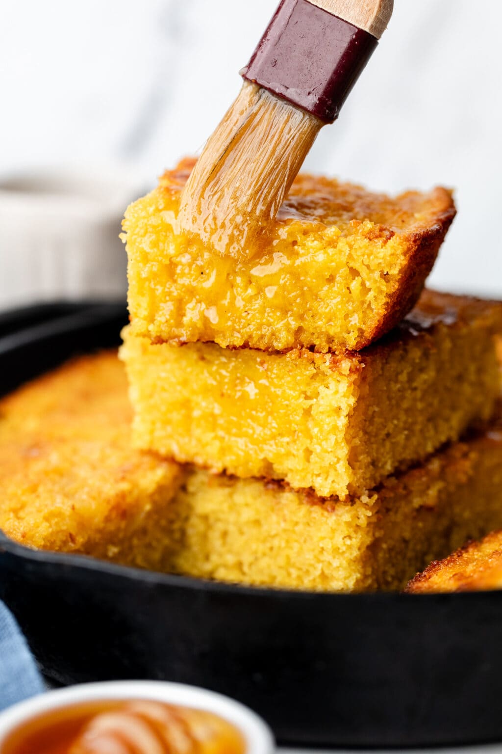 Ridiculously-Good Skillet Honey Butter Cornbread - Butter Be Ready