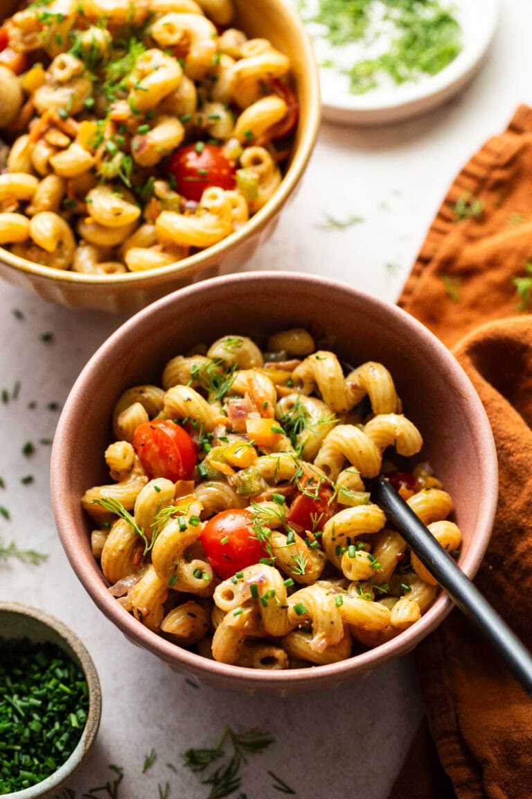 Creamy Vegan Jamaican Jerk Pasta - Butter Be Ready