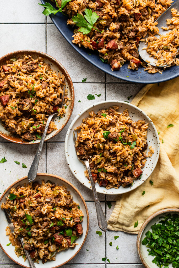 Oven-Baked Cajun Dirty Rice - Butter Be Ready
