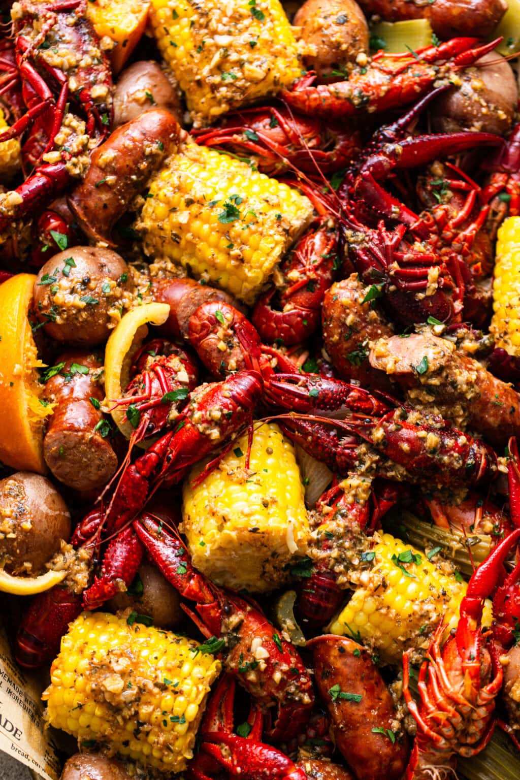 Stovetop Crawfish Boil with Garlic Butter Sauce - Butter Be Ready