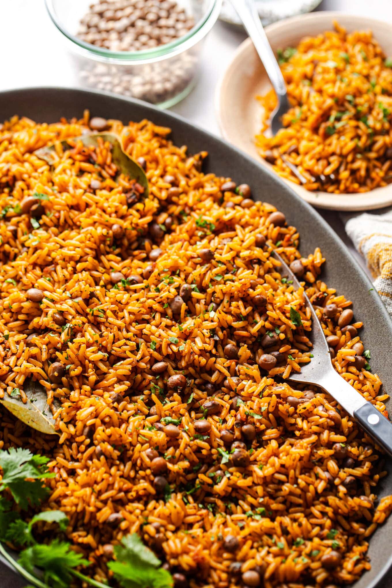 Arroz con Gandules (Rice with Pigeon Peas) - Butter Be Ready