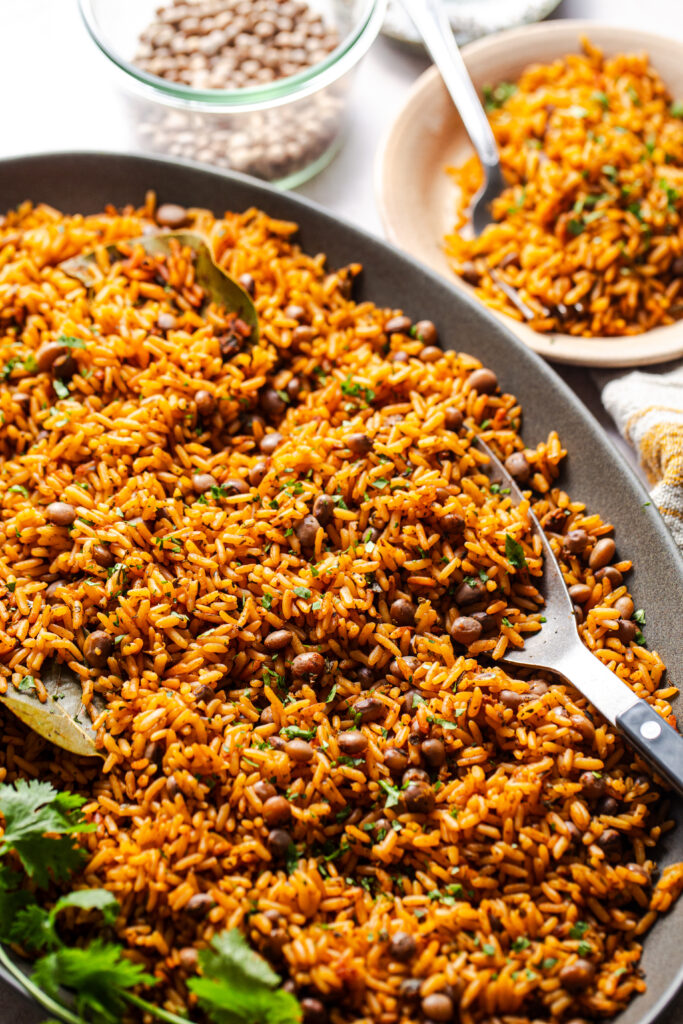 Arroz con Gandules (Rice with Pigeon Peas) - Butter Be Ready
