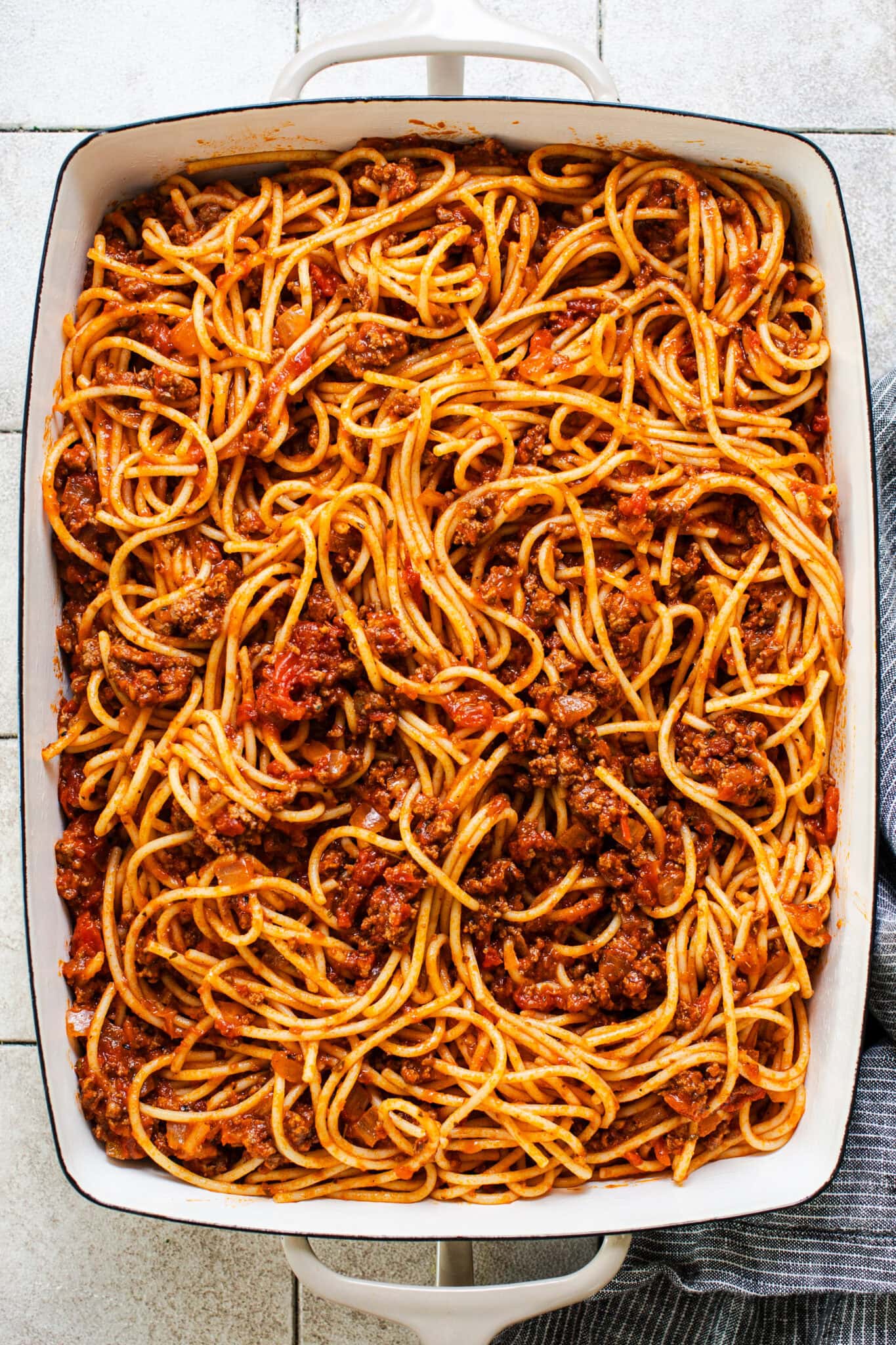 Easy & Cheesy Baked Spaghetti - Butter Be Ready