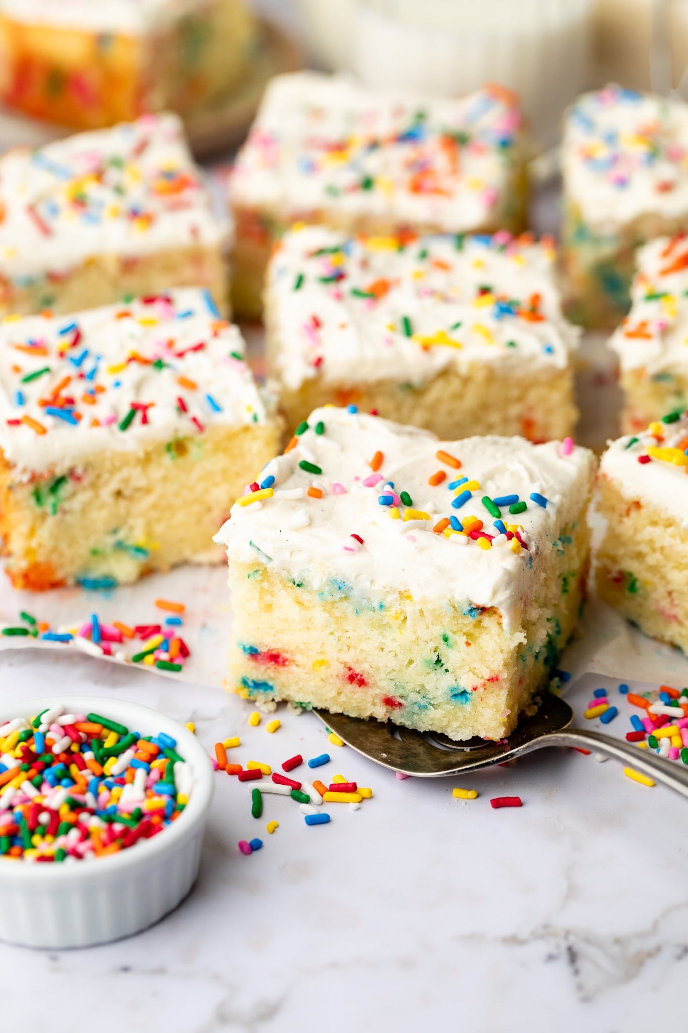 Homemade Funfetti Sheet Cake (Buttery, Moist, and Fluffy!) - Butter Be ...