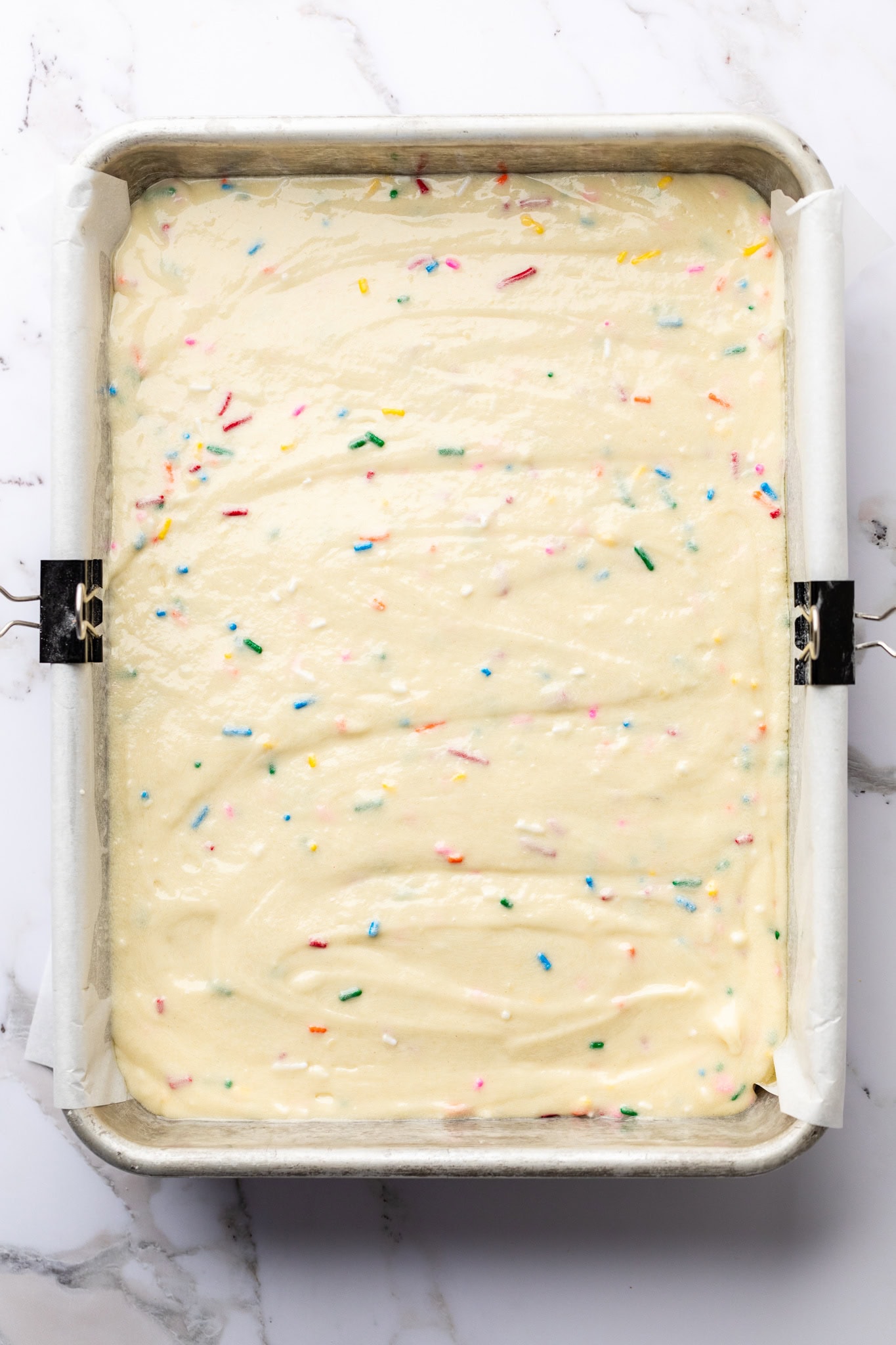 Homemade Funfetti Sheet Cake (Buttery, Moist, and Fluffy!) - Butter Be ...