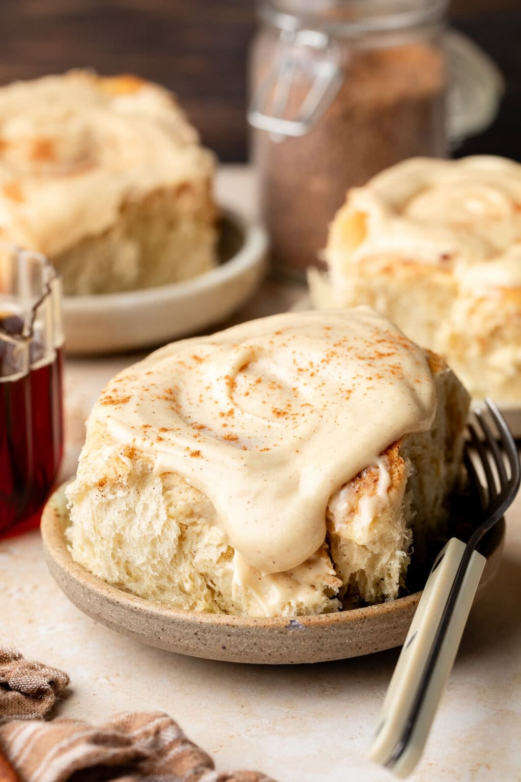Soft & Fluffy Maple Cinnamon Rolls - Butter Be Ready