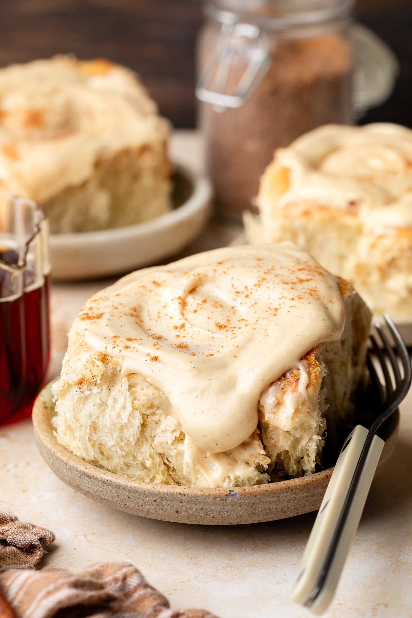 Soft & Fluffy Maple Cinnamon Rolls - Butter Be Ready